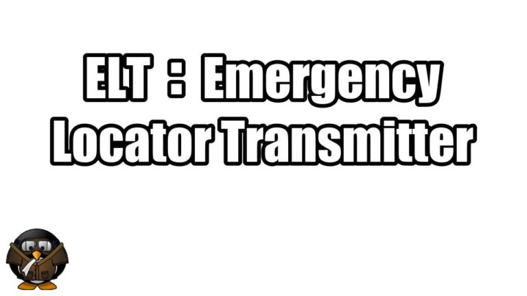 ELT : Emergency Locator Transmitterについて│飛行機のパイロット